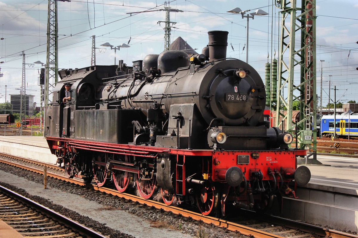Die DB 78 468 Beim Umlaufen Im Bremer Hauptbahnhof Am 14 06 2014 Sie Die DB 78 468 Beim Umlaufen Im Bremer Hauptbahnhof Am 14 06 2014 Sie
